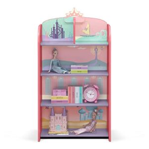 Disney Princess Wooden Playhouse 4-Shelf Bookcase for Kids by Delta ...