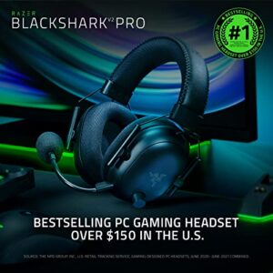 Razer BlackShark V2 Pro Wireless Gaming Headset: THX 7.1 Spatial Surround Sound - 50mm Drivers ...