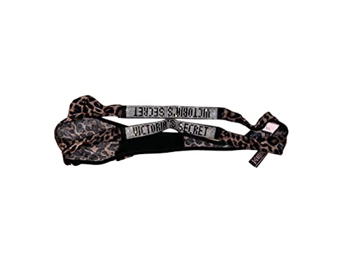 Victoria's Secret Very Sexy Rhinestones Bombshell Shine Strap Thong Panty Color Leopard Size X ...