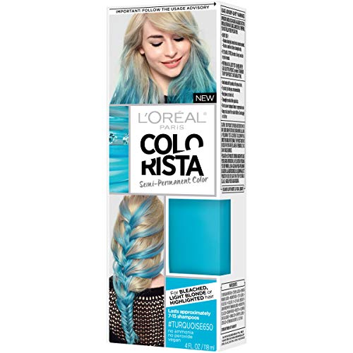 L'Oreal Paris Colorista Semi-Permanent Hair Color for Light Blonde or ...