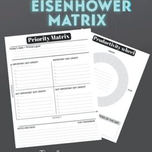 The Eisenhower Matrix: Time & Task Management Planner , Set and focus ...