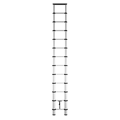 COSCO SmartClose Telescoping Aluminum Ladder with top Cap (300-lb ...