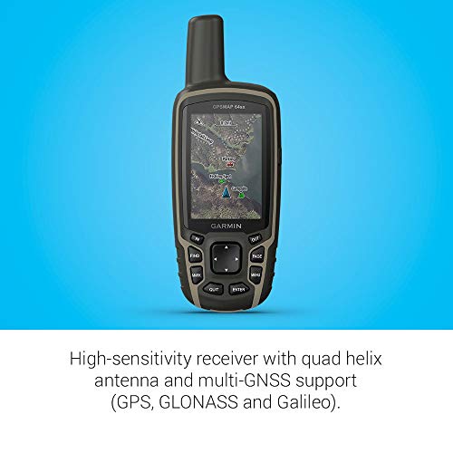 Garmin 010-02258-10 GPSMAP 64sx, Handheld GPS with Altimeter and ...