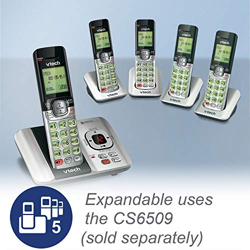 VTech CS6529-3 3-Handset Expandable Cordless Phone with Answering ...