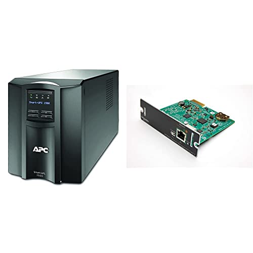 APC 1500VA Smart UPS with SmartConnect, SMT1500C Sinewave UPS Battery ...
