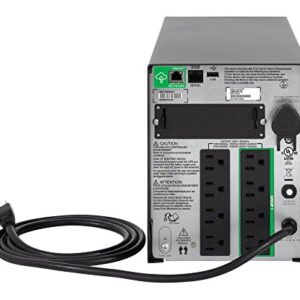 APC 1500VA Smart UPS with SmartConnect, SMT1500C Sinewave UPS Battery ...