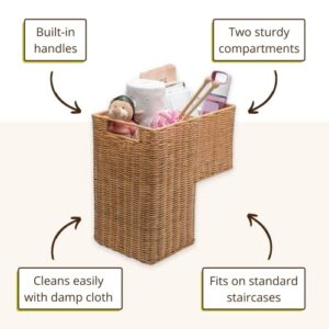 KOUBOO Wicker Step Basket, Natural — 🛍️ The Retail Market