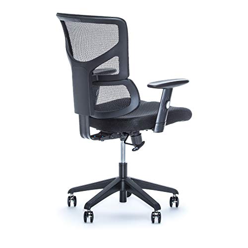 X-Chair X-Basic Task Chair, Black Flex Mesh - Ergonomic Office Seat ...