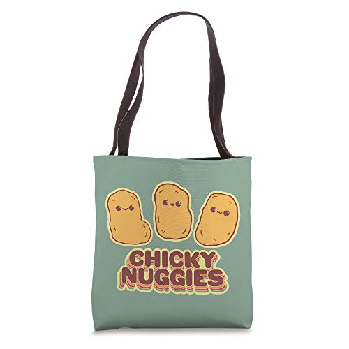 Chicky Nuggies Cute Retro Kawaii Chicken Nuggets Nuggs Meme Tote Bag ...