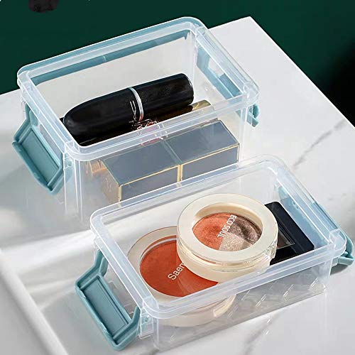 6 Pack Mini Storage Boxes Plastic Storage Box Organiser Box with Lid ...
