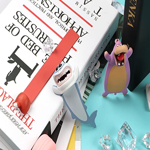 3 Pieces+ Gift 3D Animal Bookmarks for Kids and Students, Cute, Funny ...