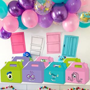Monster Inc Treat Boxes Little Monster Candy Boxes Cardboard Present ...