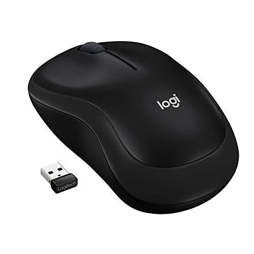 Logitech M185 Wireless Mouse, 2.4GHz with USB Mini Receiver, 12-Month ...