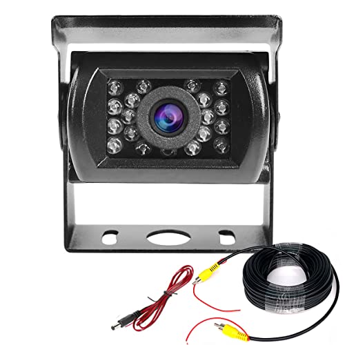 Waterproof IP68 Car Rear View Reverse Backup Camera 18 LED CCD IR Night ...