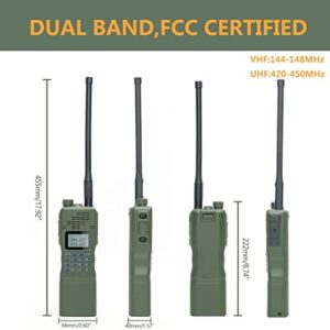 2 Pack Baofeng AR-152 Ham Radio 10W Long Range Rechargeable Handheld ...