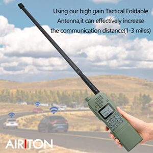 2 Pack Baofeng AR-152 Ham Radio 10W Long Range Rechargeable Handheld ...