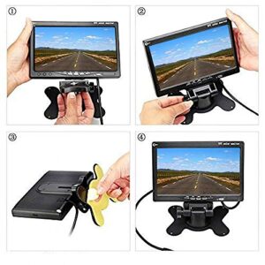 Camecho Vehicle Backup Camera 7 Inch 4 Split Monitor+ 4 Cameras with ...
