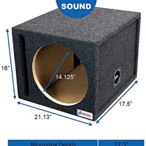 Bbox Single Vented 15 Inch Subwoofer Enclosure - SPL Audio Tuned Single ...