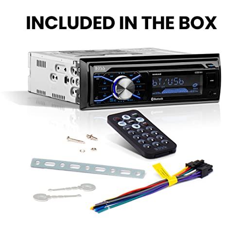 BOSS Audio Systems 508UAB Car Stereo System - Single Din, Bluetooth ...