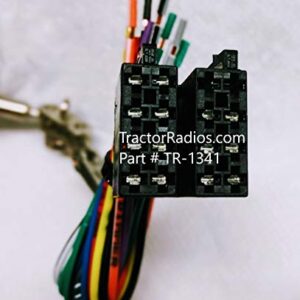 Semi Truck Stereo Male ISO Wiring Harness Radio CD Player in Dash ...