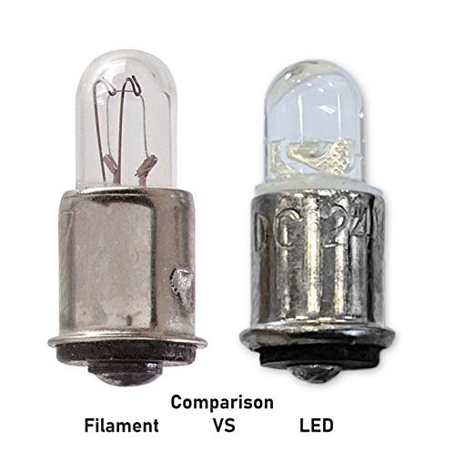 #327 LED Replacement Bulb | 28VDC, Bi-Polar, Midget Flange Base ...