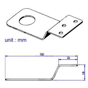 Shop and Save on UngSung NMO Antenna Bracket 3/4 inches Hole Stainless ...