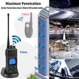 Long Range Walkie Talkies for Adults, 5 Watts SAMCOM FPCN30A Two Way ...