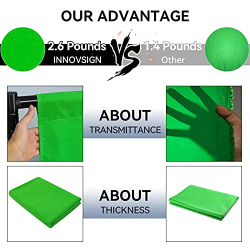 10x10 Ft Green Screen Background for Photography, Soft Pure Chromokey ...