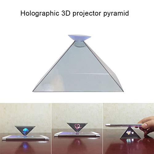 Arinda 3D Hologram Pyramid Display Projector Video Stand Portable for ...