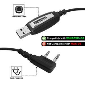 MvToe Programming Cable Compatible with Baofeng UV-5R, 5RA, 5RE, BF ...