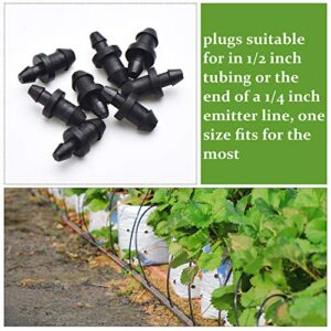 150 Pieces Drip Irrigation Plug irrigation goof plug 1/4 1/2 Drip ...