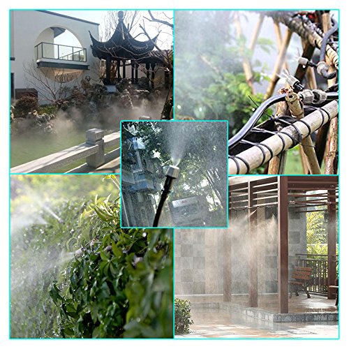 Kadaon 10m Home Garden Patio Misting Micro Flow Drip Irrigation Misting ...