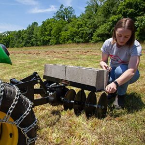 Brinly DD-551-A Sleeve Hitch Adjustable Tow Behind Disc Harrow, 39" by ...