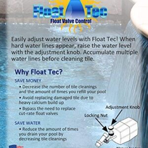 Float-Tec Letro Pentair T26 ABS Plastic Float Valve EZ Adjustment autofill Water Filler Leveler ...