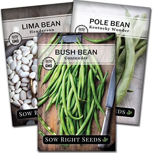 Sow Right Seeds - Bean Mix Seed Collection for Planting - Individual ...