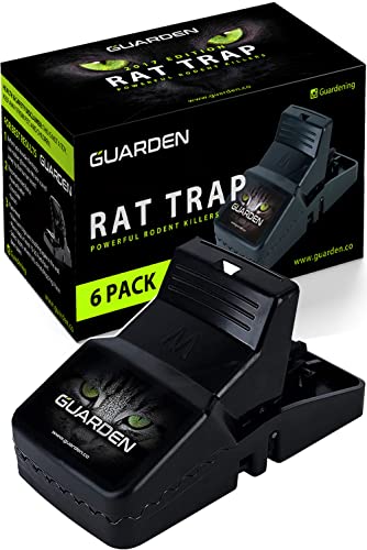 Rat Traps That Work (6 Pack) - Easy to Bait and Set, Rat Traps Indoor ...