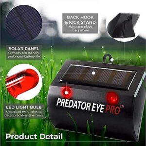Predator Eye PRO - Aspectek - 4600sq ft Coverage w/Kick Stand Solar ...