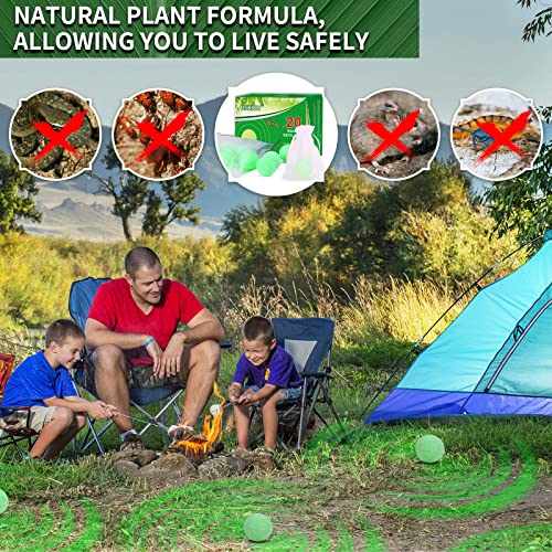 20Pcs Snake Away Repellent, Snake Repellent Balls for Outdoors Indoor ...