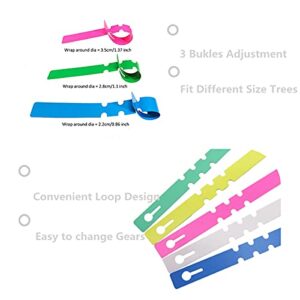 Kecoya 600 PCS Plastic Plant Tree Tags, 6 Color Plant Hanging Labels ...