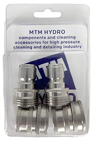 MTM Hydro Garden Hose Adapter 4 Piece 3/4” Quick Connect Fittings Kit ...