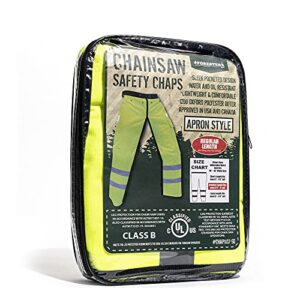 FORESTER Chainsaw Chaps For Men - Adjustable Belt - Chain Saw Chaps For ...