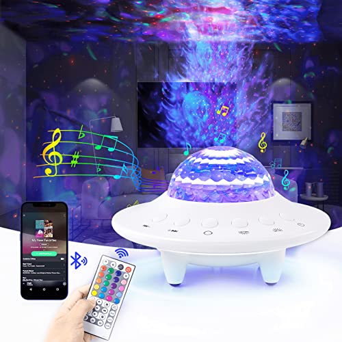 Galaxy Projector for Bedroom, Remote Timer UFO Star Projector ...