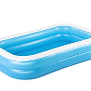 H2OGO! Blue Rectangular 8'6" Inflatable Family Pool | Perfect for Kids ...