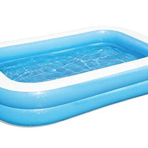 H2OGO! Blue Rectangular 8'6" Inflatable Family Pool | Perfect for Kids ...