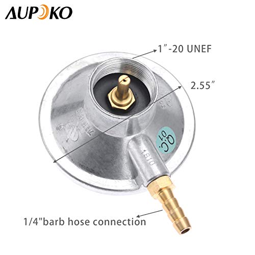 Aupoko Low Pressure One Pound Propane Tank Gas Regulator Valve ...