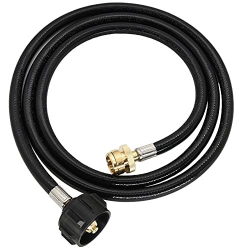KAKO 6 Feet Propane Tank Converter Adapter Hose Assembly 1lb to 20lb ...