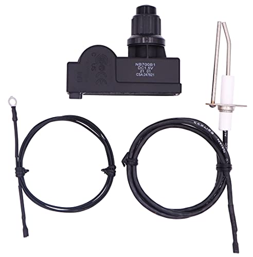 METER STAR Fire Pit Igniter Kit, Push Button Ignition Kit for Fire Pit ...