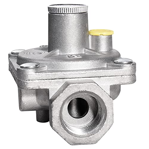 1/2'' NPT Gas Regulator, LPG Natural Gas Pressure Regulator Inlet ...