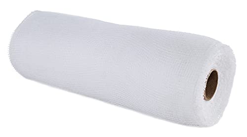 Poly Deco Mesh, 10 Inch x 30 Feet (White) — 🛍️ The Retail Market