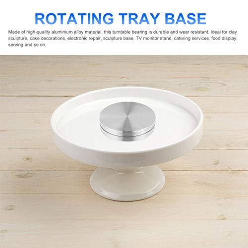 EXCEART Rotating Cake Stand Turntable Cake Rotator Base Bearing ...